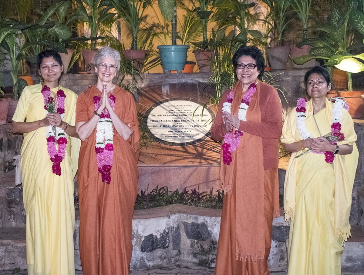 Self Realization Fellowship | SRF Nuns Visit YSS Ashram Centers